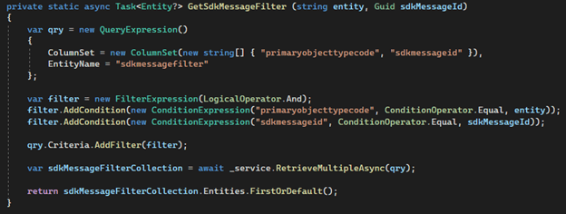 Create SDK message processing step